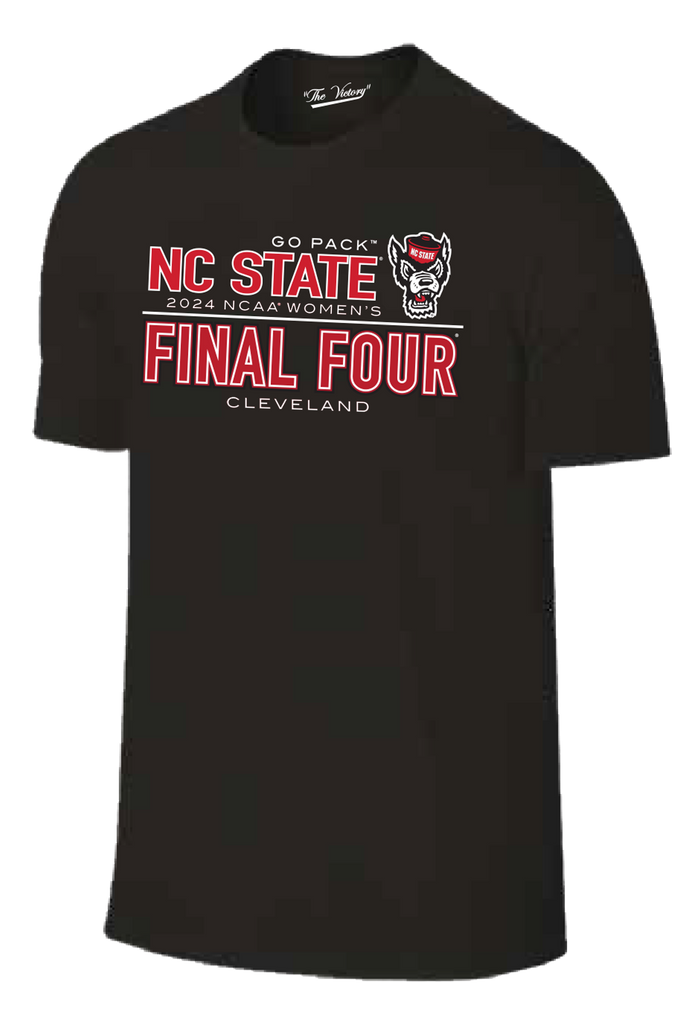 NC State Wolfpack 2024 Women's Basketball Final Four Black T-Shirt